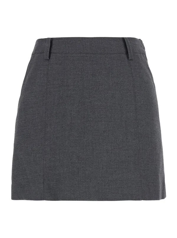 DUNST Tech Mini Skirt With Back Zip