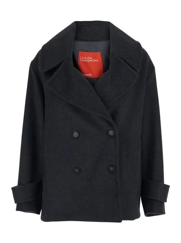 MERCI Regular-fit Lapel Jacket With Pockets