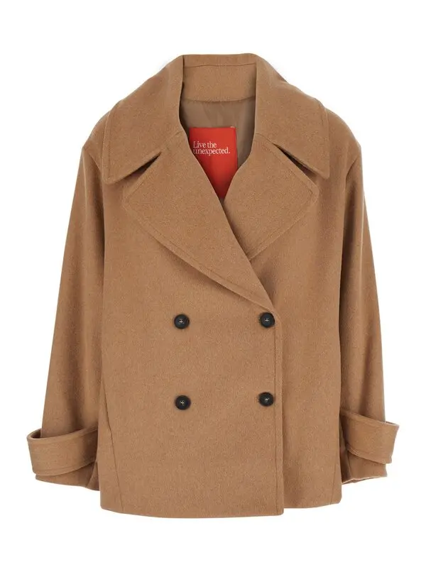 MERCI Long Sleeve Tech Fabric Collar Jacket For