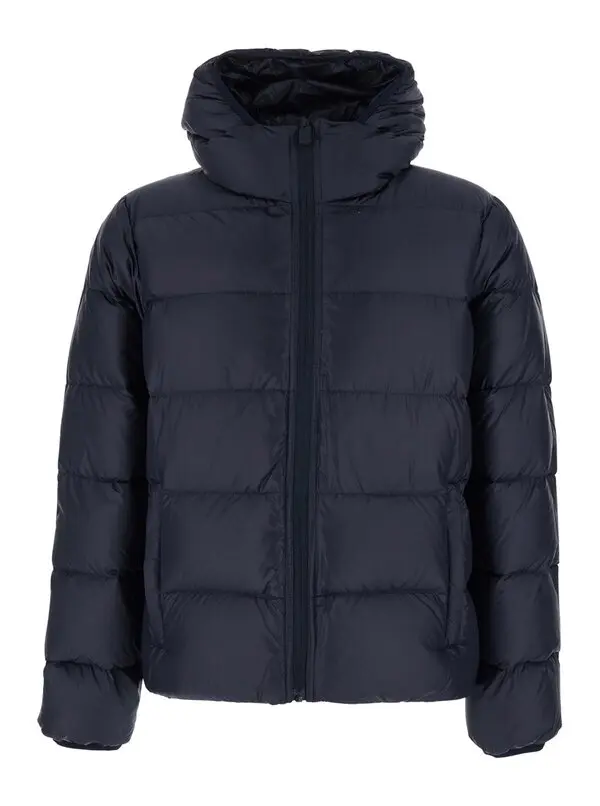 Aspesi Aspen-style Tech Fabric Down Jacket With Front Zip & Zip Side Pockets