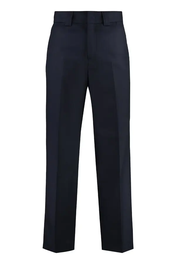 PT TORINO Virgin Wool Trousers With Side And Buttoned Back Welt Pockets