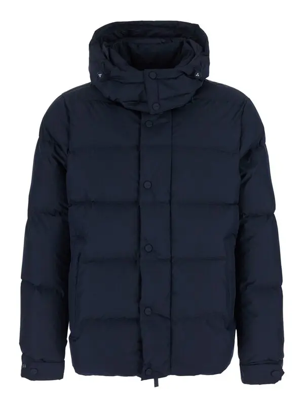HESKIMO Padded Mini Down Jacket With High Collar & Zip Front