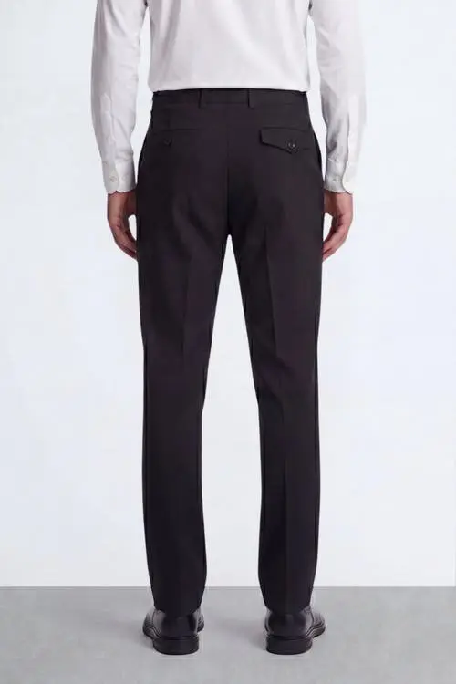 TWISTED TAILOR Orwell Slim Fit Suit Trousers - Black