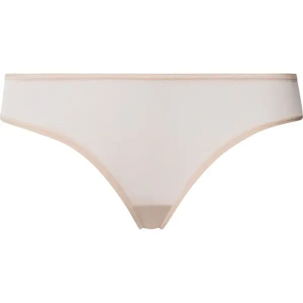 Hanro Smooth Illusion Semi-transparent Tulle Bikini - Beige