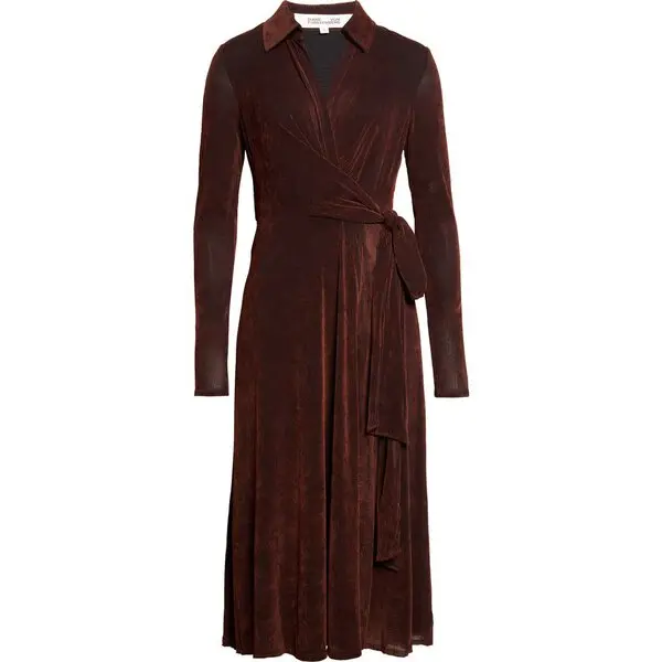 Diane Von Furstenberg Phoenix Corduroy Wrap Dress