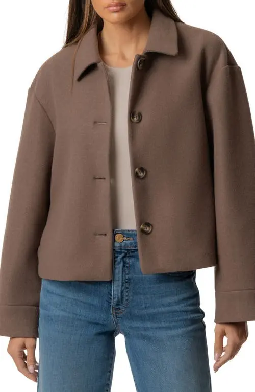 Kut From The Kloth Brushed Jacket - Chocolate