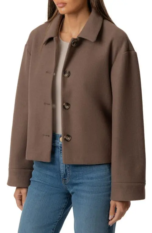 Kut From The Kloth Brushed Jacket - Chocolate
