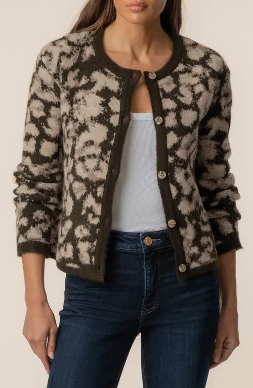 Kut From The Kloth Sadie Leopard Print Cardigan