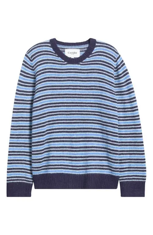 CORRIDOR Reggie Stripe Crewneck Sweater