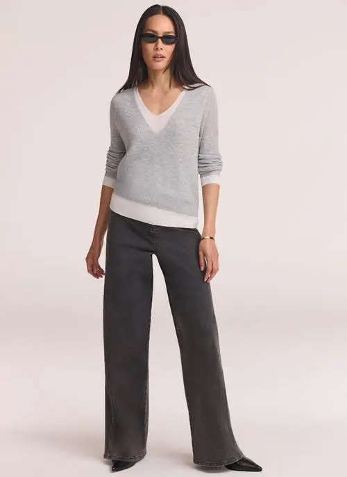 Mint Velvet Layered Detail Knit Top