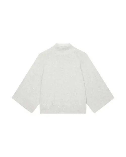 Mint Velvet Cotton Blend High Neck Top