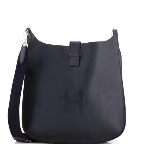 Hermès Evelyne Sellier Bag Epsom 33 - Blue