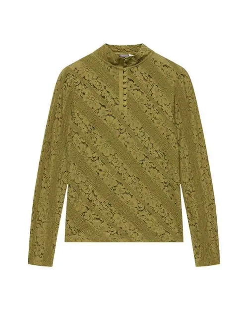 Mint Velvet Lace Detail Top