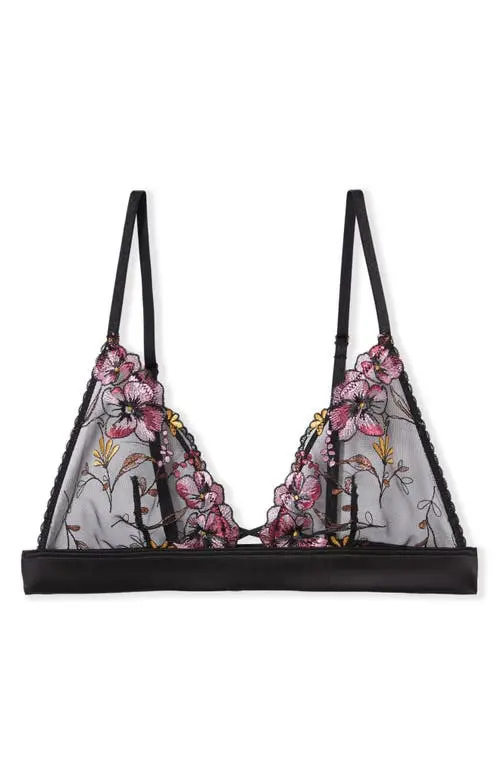 ETAM Nova Embroidered Triangle Bralette