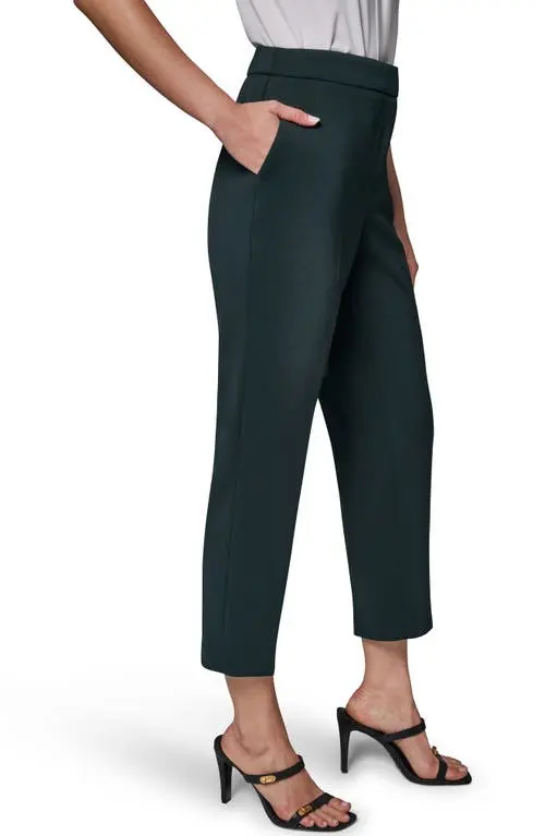 Donna Karan New York Slim Leg Ankle Pants - Black Forest