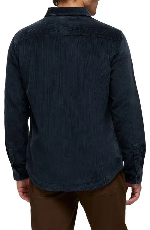 Prana Ridgecrest Long Sleeve Organic Cotton Corduroy Shirt - Nautical