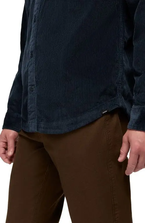 Prana Ridgecrest Long Sleeve Organic Cotton Corduroy Shirt - Nautical