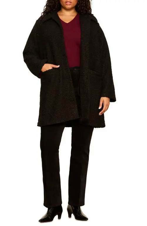Sanctuary Upside Faux Fur Jacket - Black