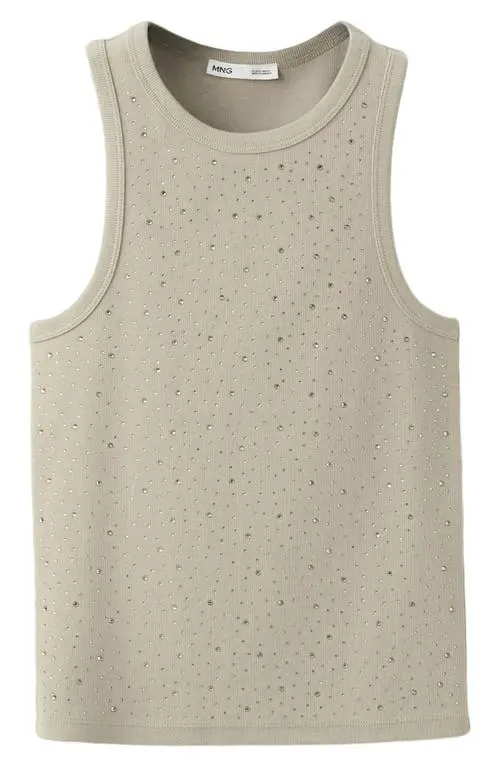 Mango Shimmer Wide Strap Tank