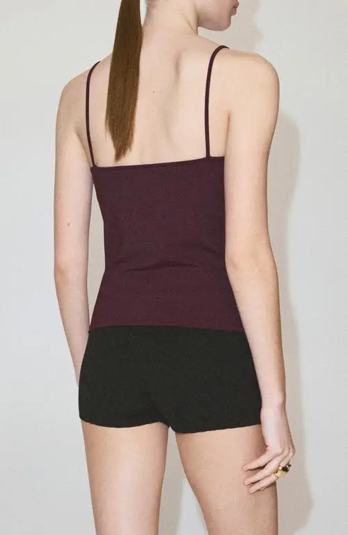 Mango Sparkly Strappy Knit Top