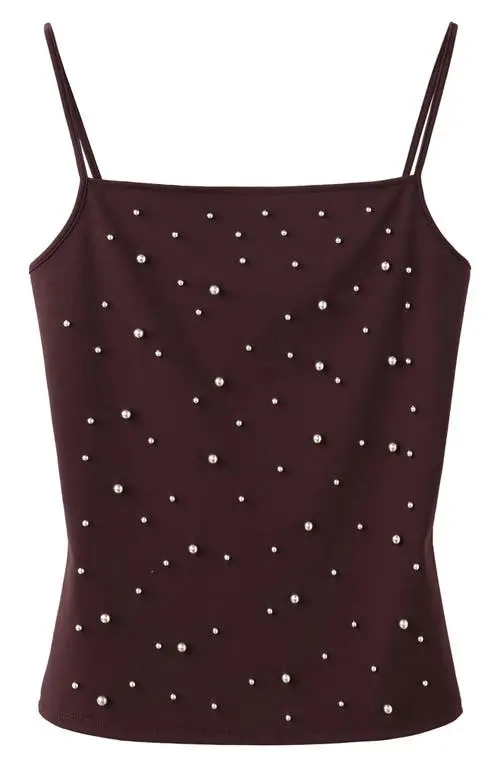 Mango Sparkly Strappy Knit Top