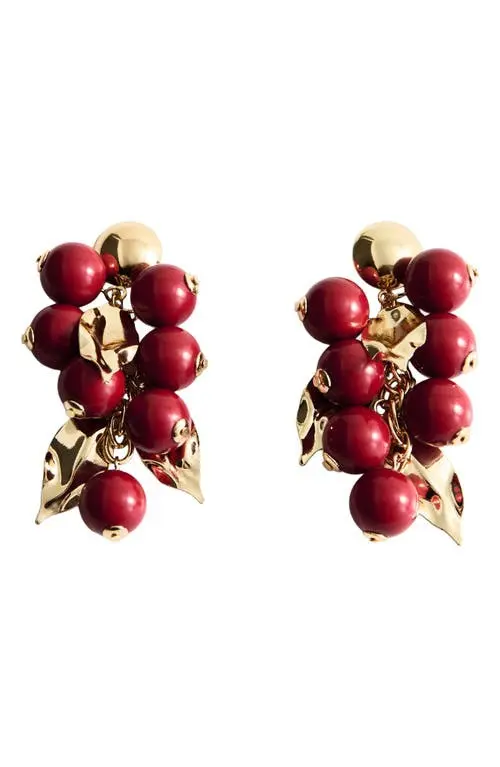 Mango Fruit Dangle Earrings