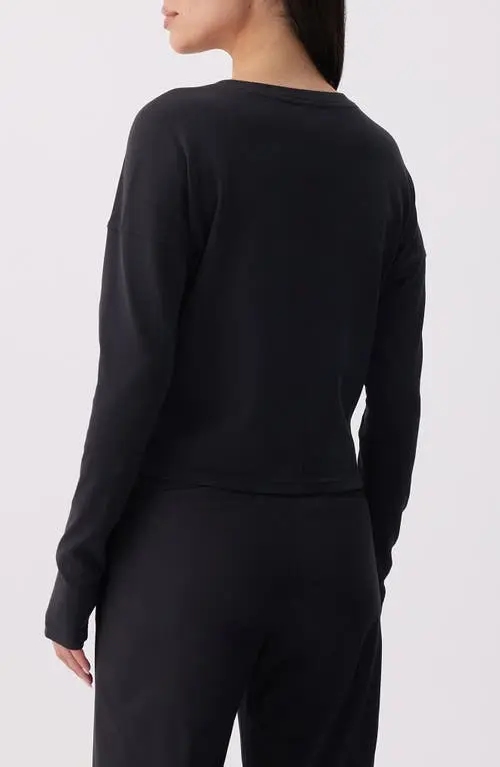 LOLE Organic Cotton Long Sleeve T-shirt - Black