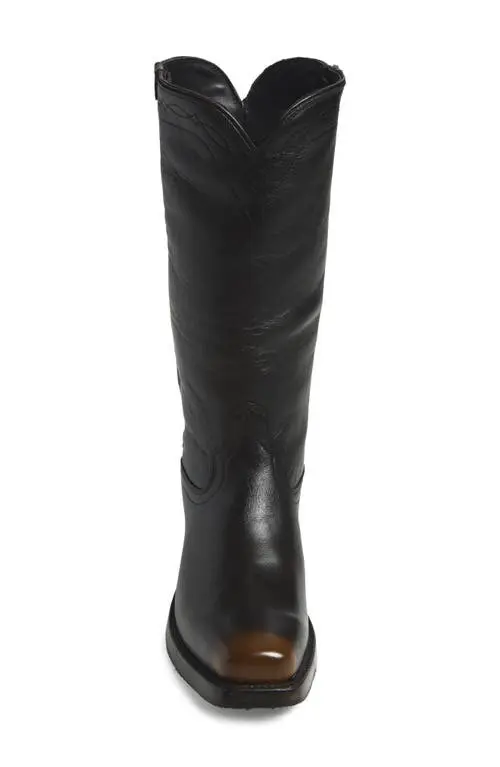 Tecovas Charlie Leather Western Boot - Midnight