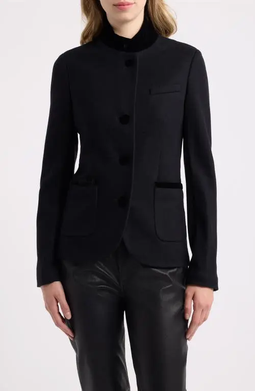 Rag & Bone Slade Embellished Wool Blazer - Black