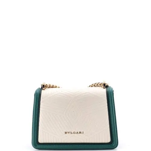 BVLGARI Serpenti Forever Top Handle Bag Quilted Leather Small