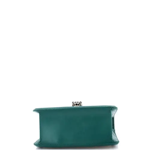 BVLGARI Serpenti Forever Top Handle Bag Quilted Leather Small