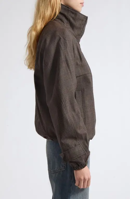 Acne Studios Odilla Mouline Wool Blend Bomber Jacket