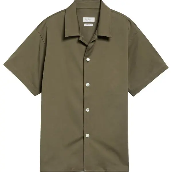 SECOND / LAYER Avenue Cotton Camp Shirt