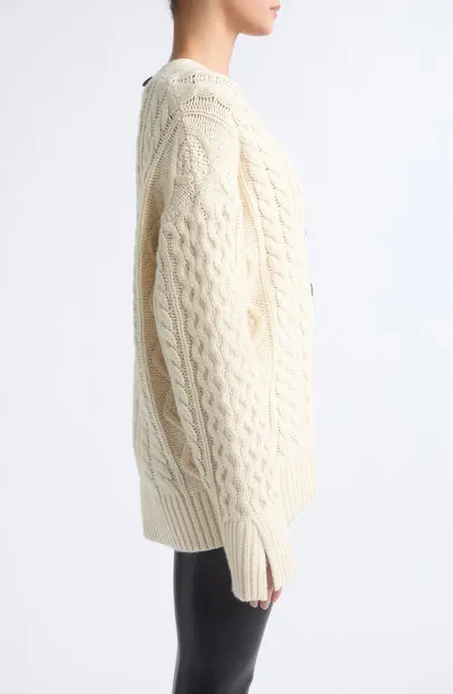 Maria Mcmanus Tear Drop Aran Cardigan