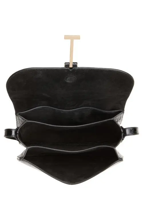 TOM FORD Kara Small Croc Embossed Leather Crossbody Bag