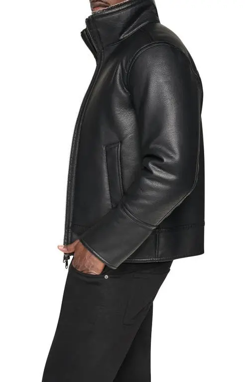 Dkny Faux Leather Jacket