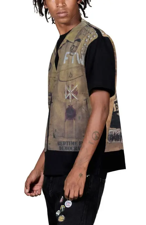 PLEASURES Vest Heavyweight Graphic T-shirt