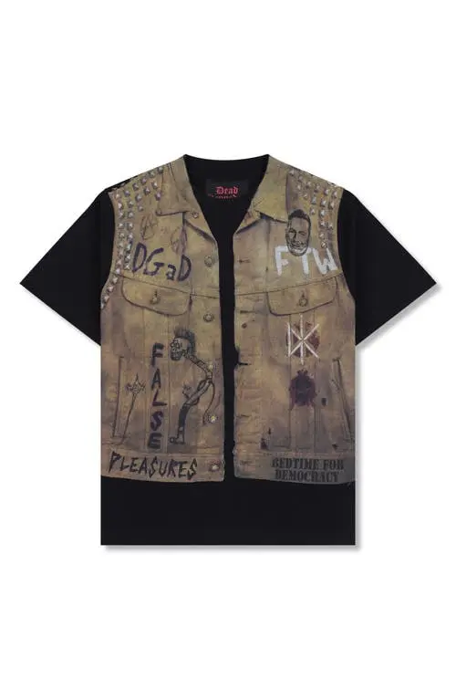 PLEASURES Vest Heavyweight Graphic T-shirt