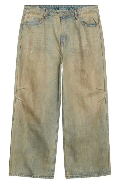 ELWOOD Tapered Knee Denim Pants