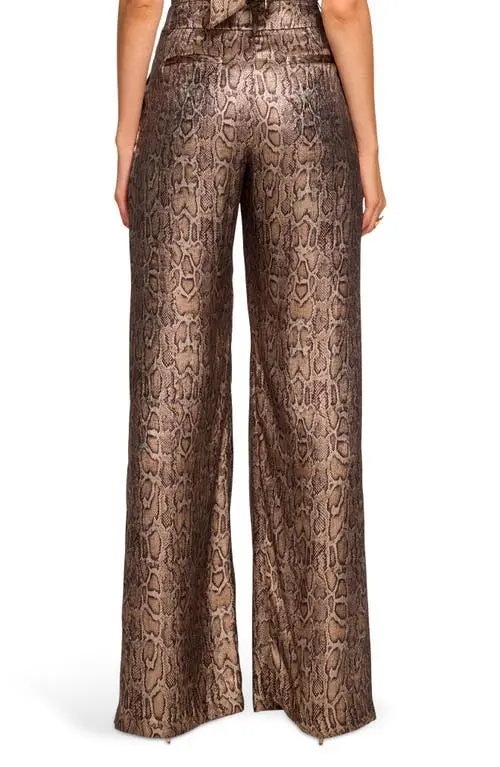 Ramy Brook Oscar Pleated Wide Leg Pants
