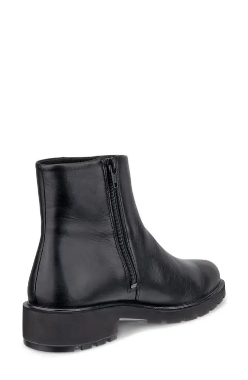 Ecco Metropole Vienna Waterproof Leather Bootie - Black