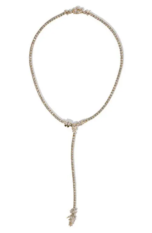 Nadri Cannes Reversible Cubic Zirconia Y-necklace - Gold