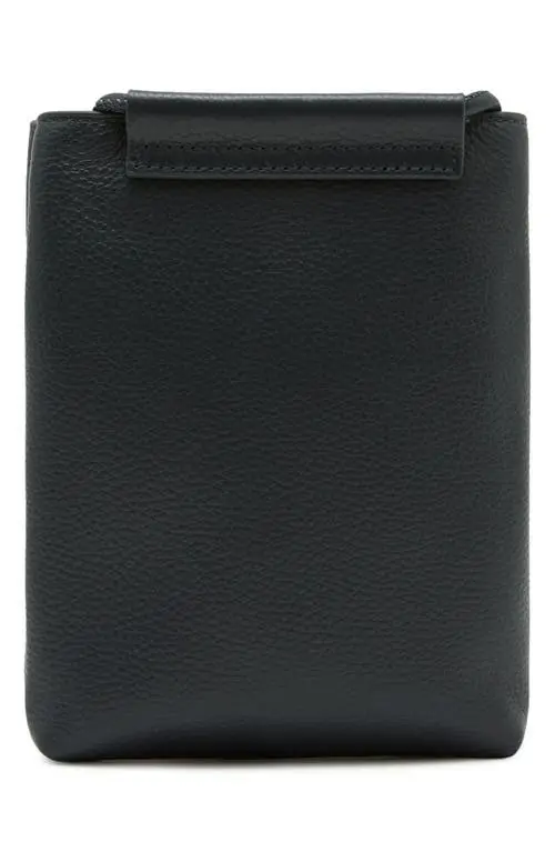 REISS Solene Leather Phone Crossbody Bag