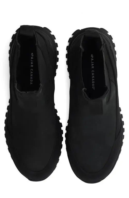 Pajar Fino Waterproof Leather Chelsea Boot - Black