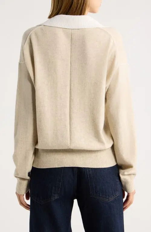 Rag & Bone Nyla Cashmere Polo Sweater