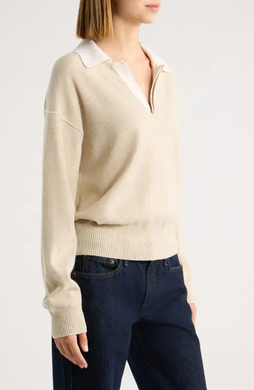 Rag & Bone Nyla Cashmere Polo Sweater