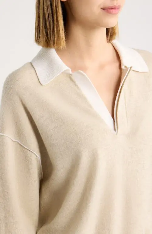 Rag & Bone Nyla Cashmere Polo Sweater