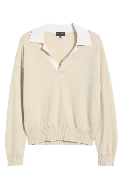 Rag & Bone Nyla Cashmere Polo Sweater