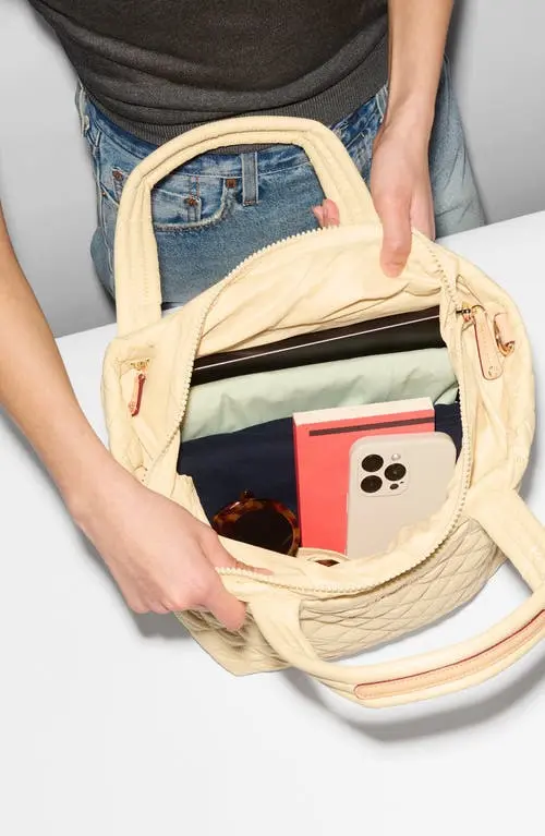Mz Wallace Small Metro Tote Deluxe - Chamomile