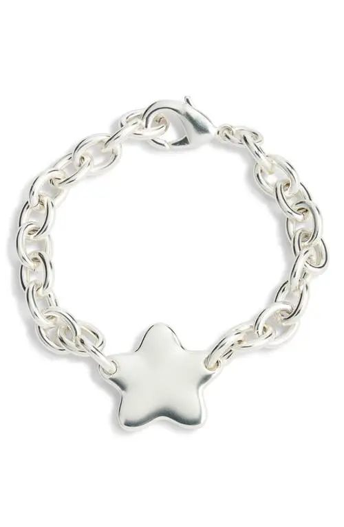 Sandy Liang Star Charm Bracelet - Silver